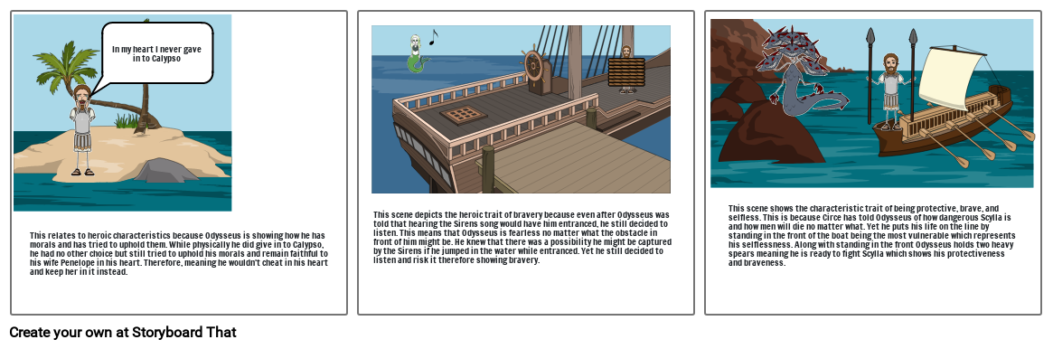 Storyboard for Odyssey Storyboard por bustamante99904267