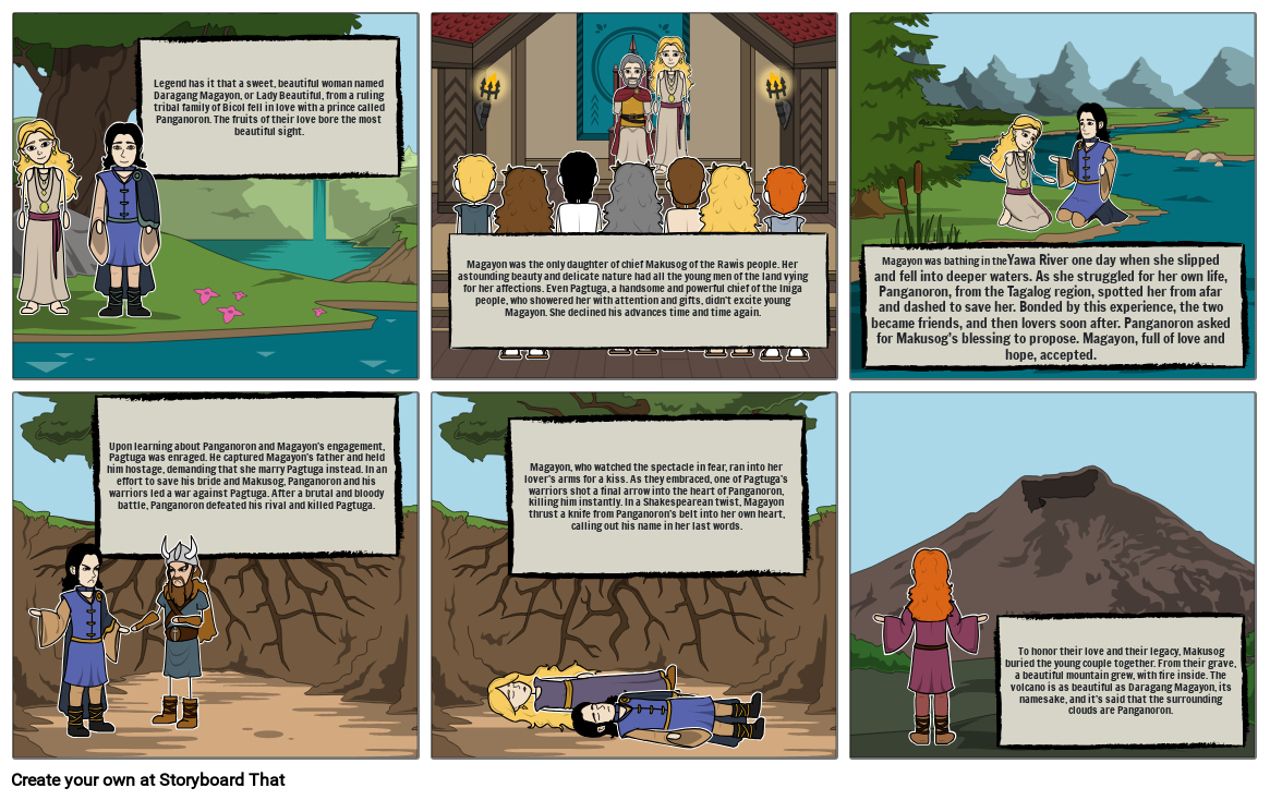 Daragang magayon Storyboard por c0174376