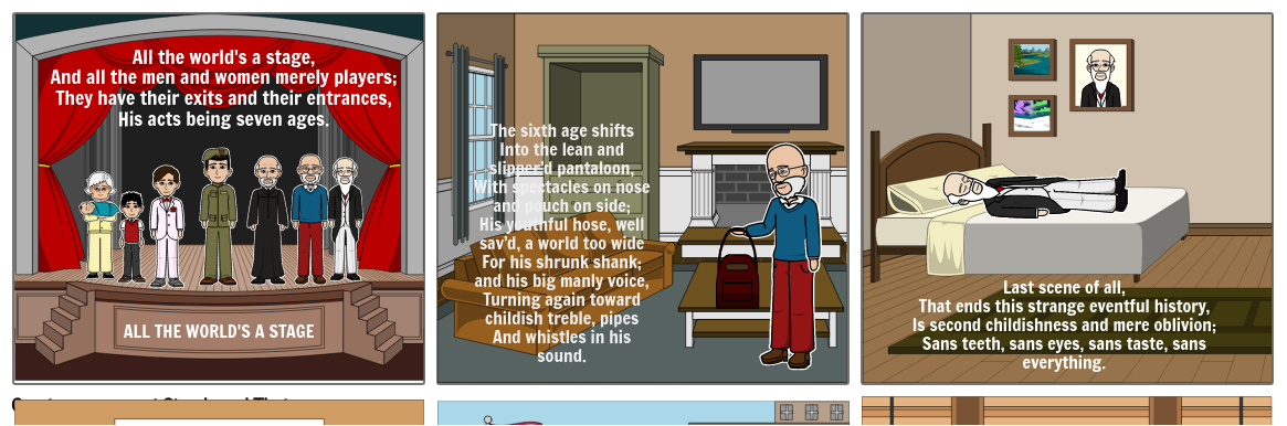 All the World's a Stage Storyboard por c023eb7f