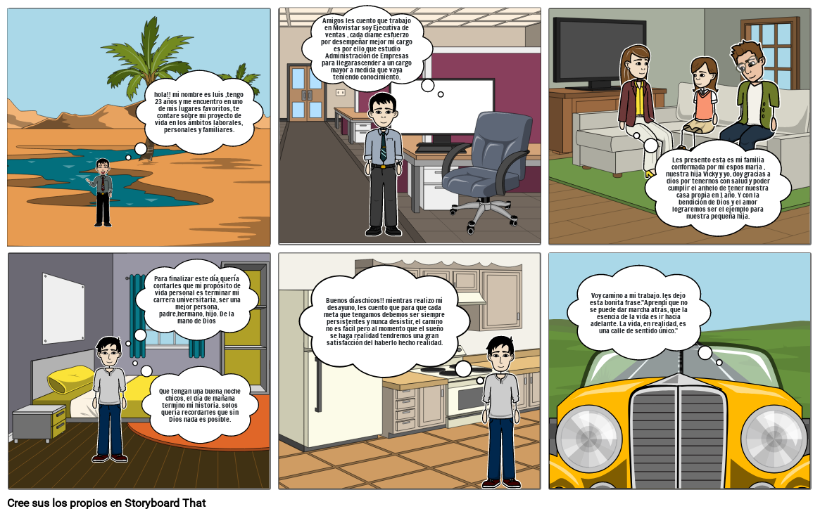 Mi proyecto de vida Storyboard par c03eed97