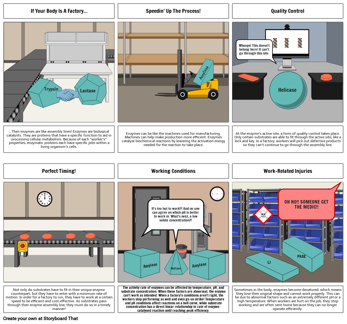 Enzymes Storyboard par c04a391a