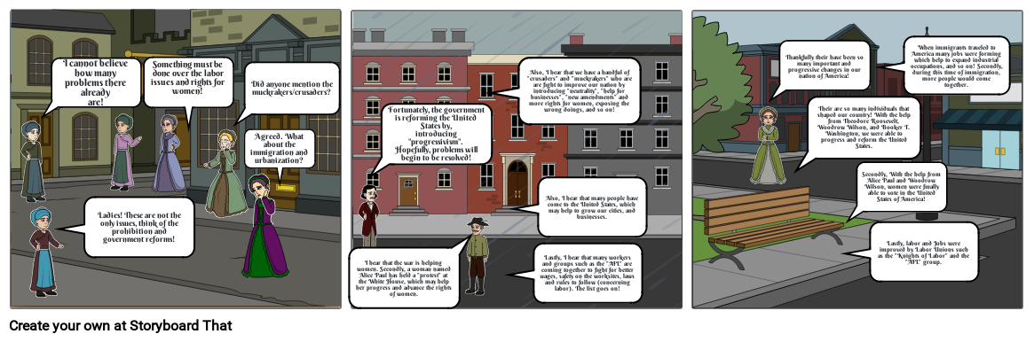 Progressive Era Storyboard, Bree Webb-Walker Storyboard