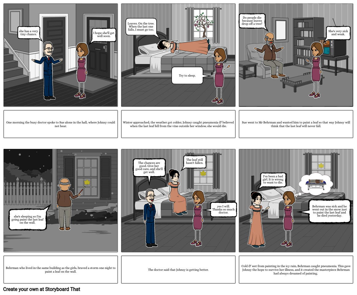 The Last Leaf Storyboard by c0c4eaad