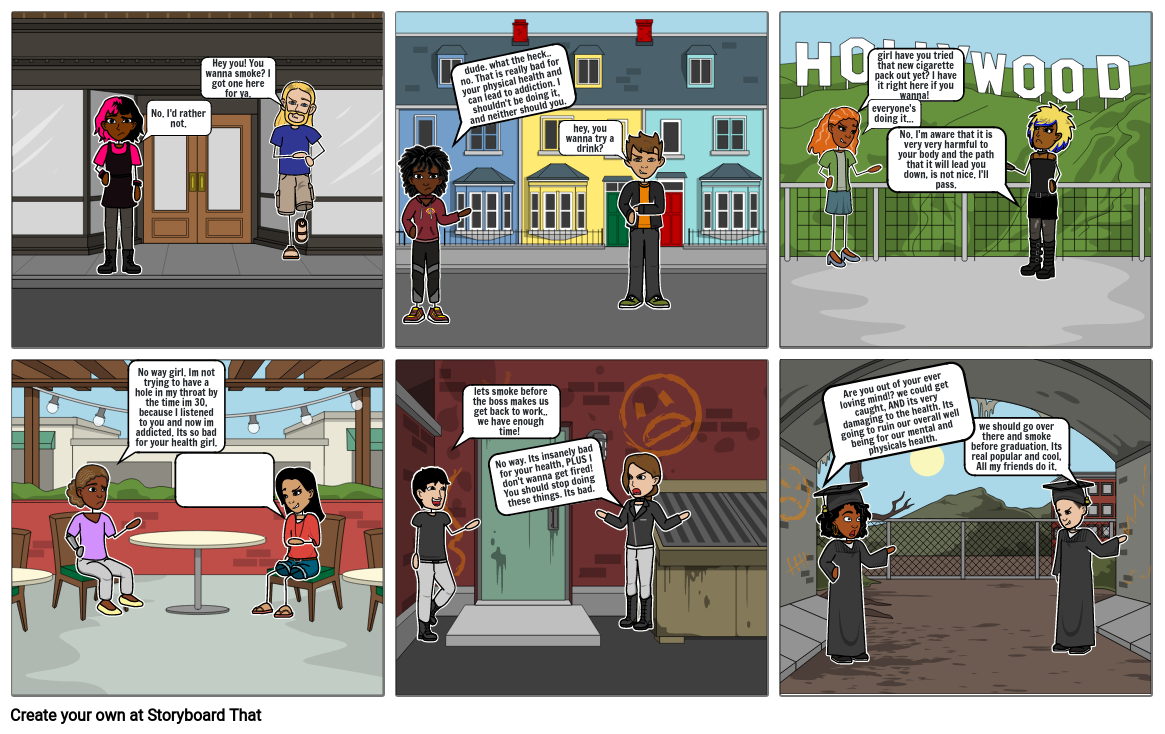 Refusal Comic Strip Storyboard By C0d6f87f