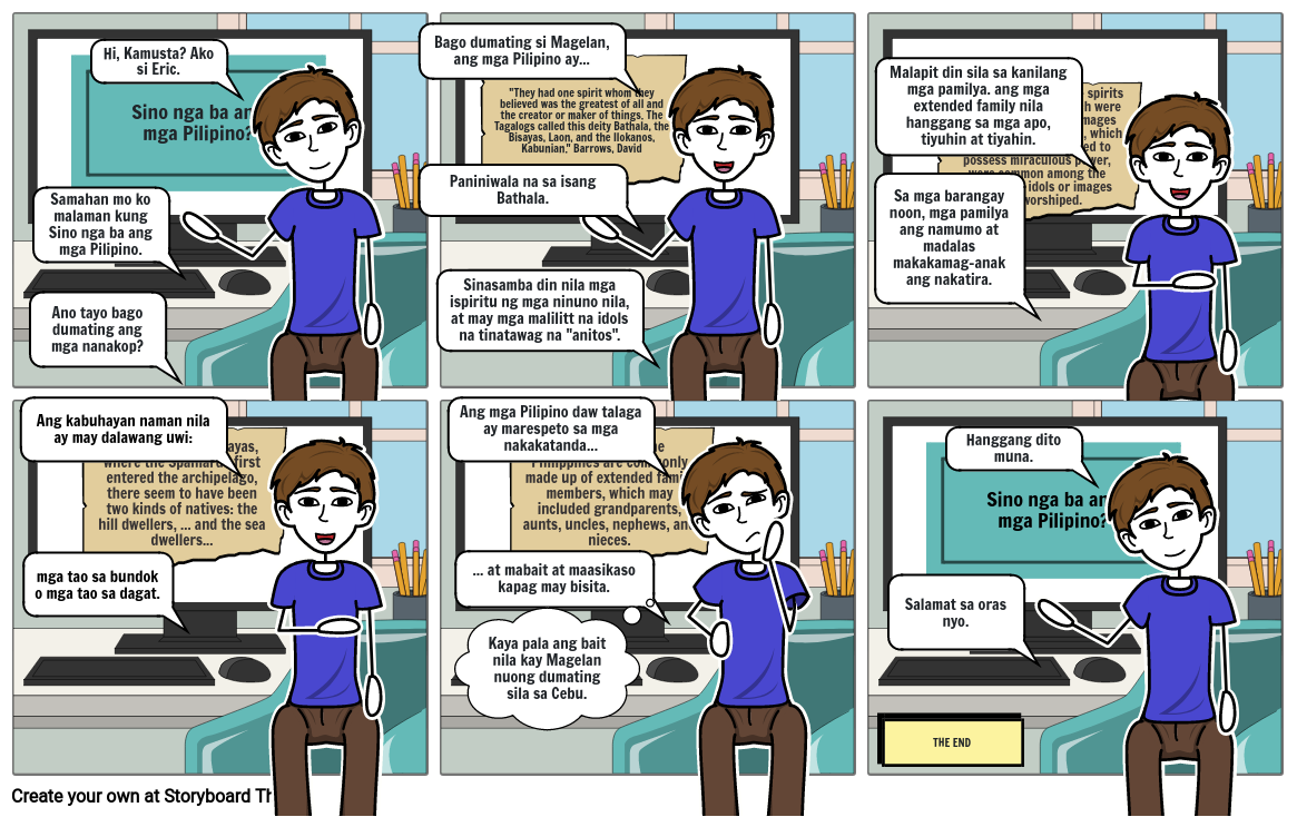Ang tunay na Pilipino Storyboard by c108f439
