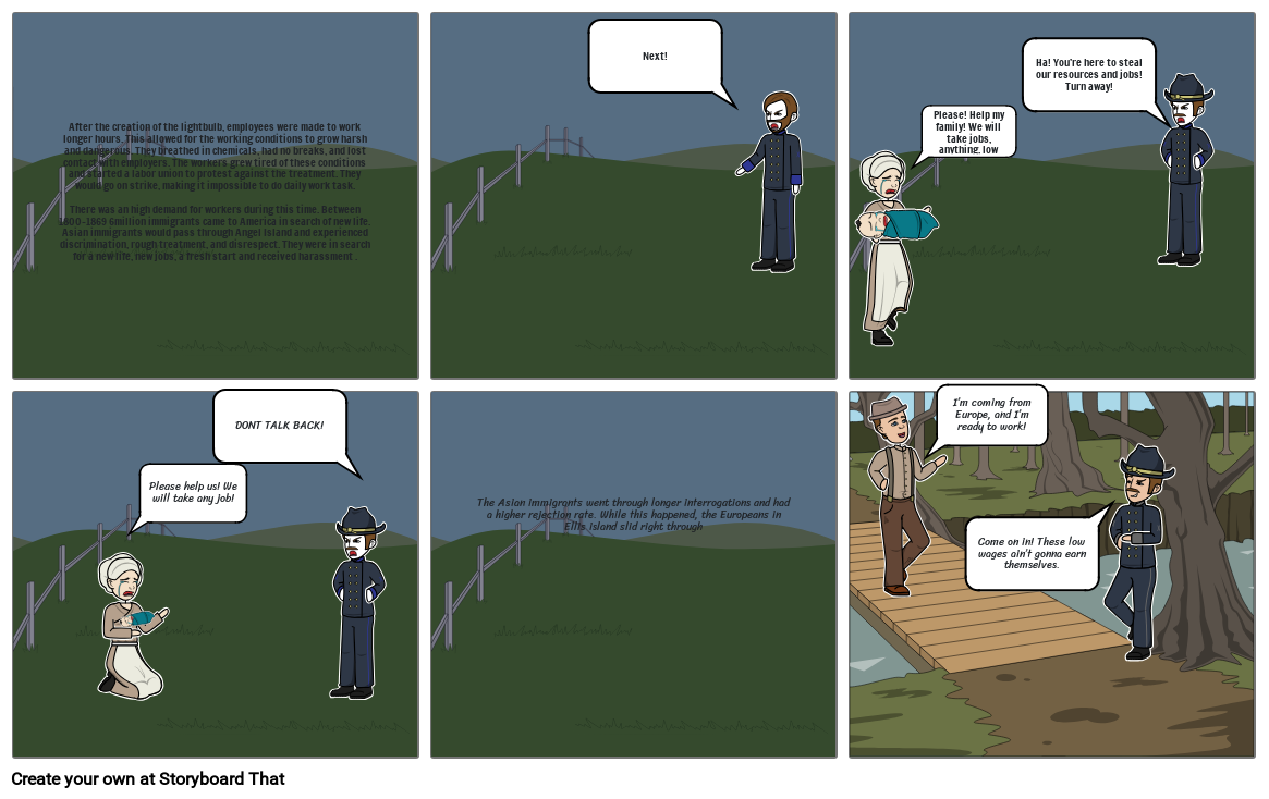 Immigration Storyboard by c12b6af8