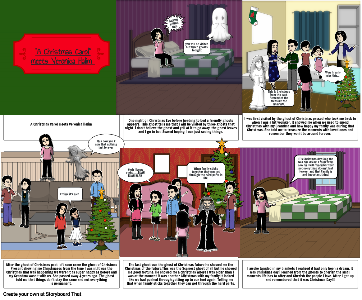 A Christmas Carol Storyboard por c16b6ebb