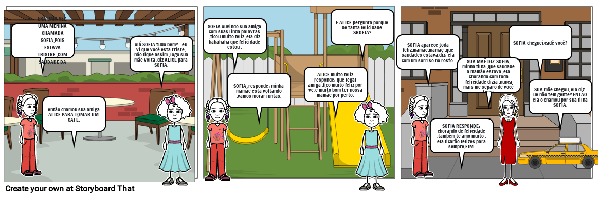 Amor de mãe e filha Storyboard par c1757d30