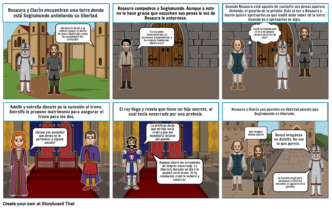 La vida es sueño Storyboard par c1aae7e4