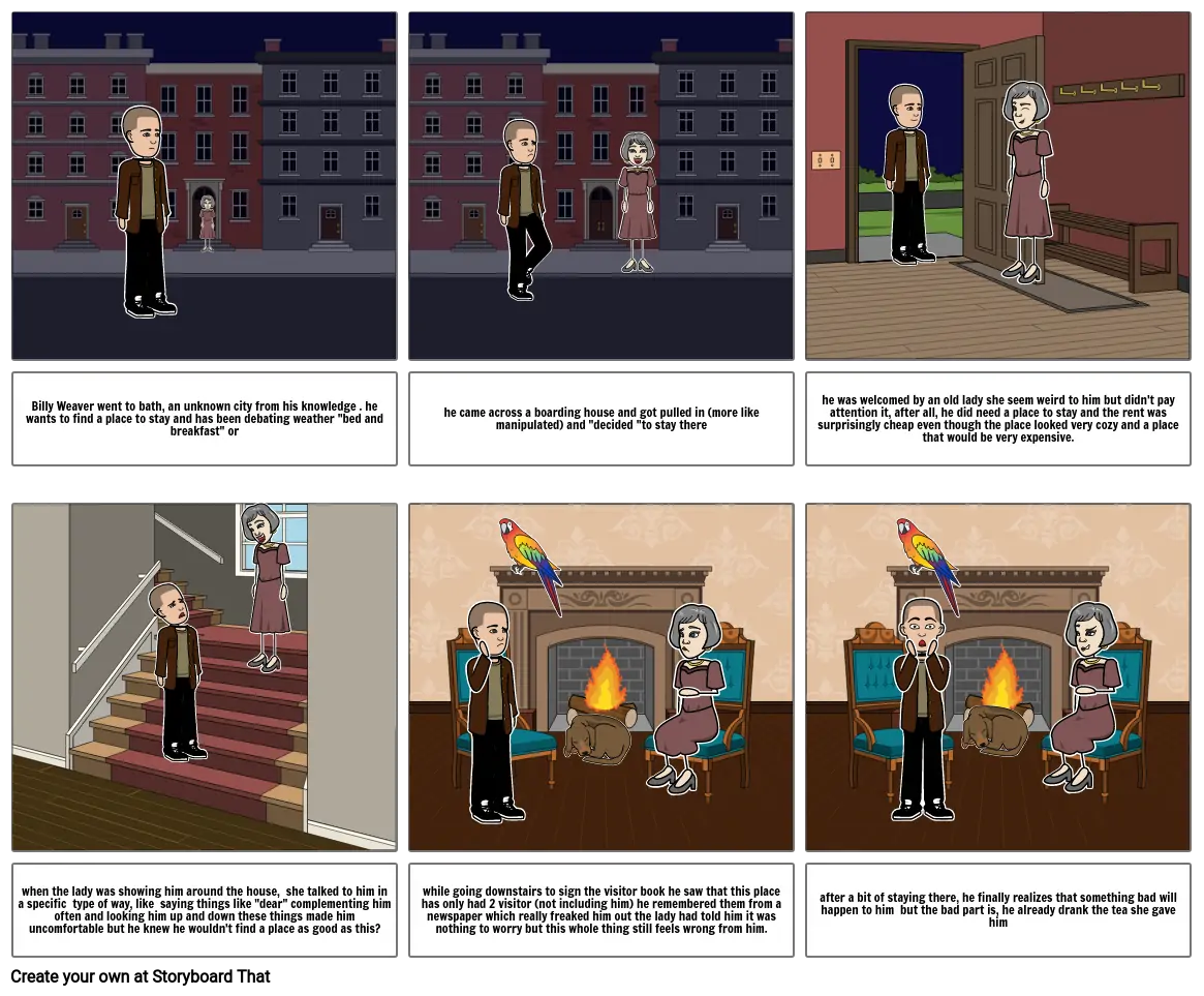 the landlady Storyboard por c1db16b3