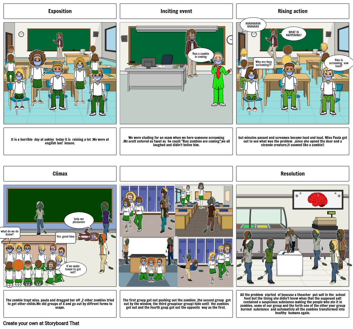 ZOMBIE ATTACK by Aroa Storyboard par c2347c60