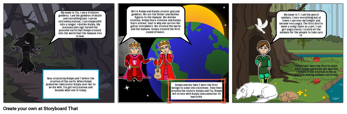 My mythology Storyboard by c2404613