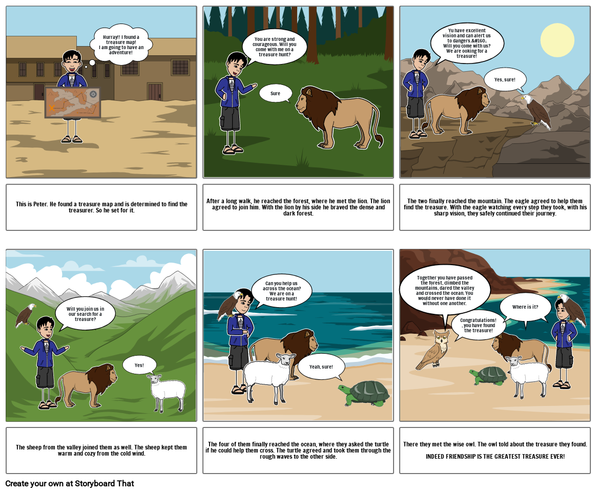 The Greatest Treasure Storyboard par c3ce4416