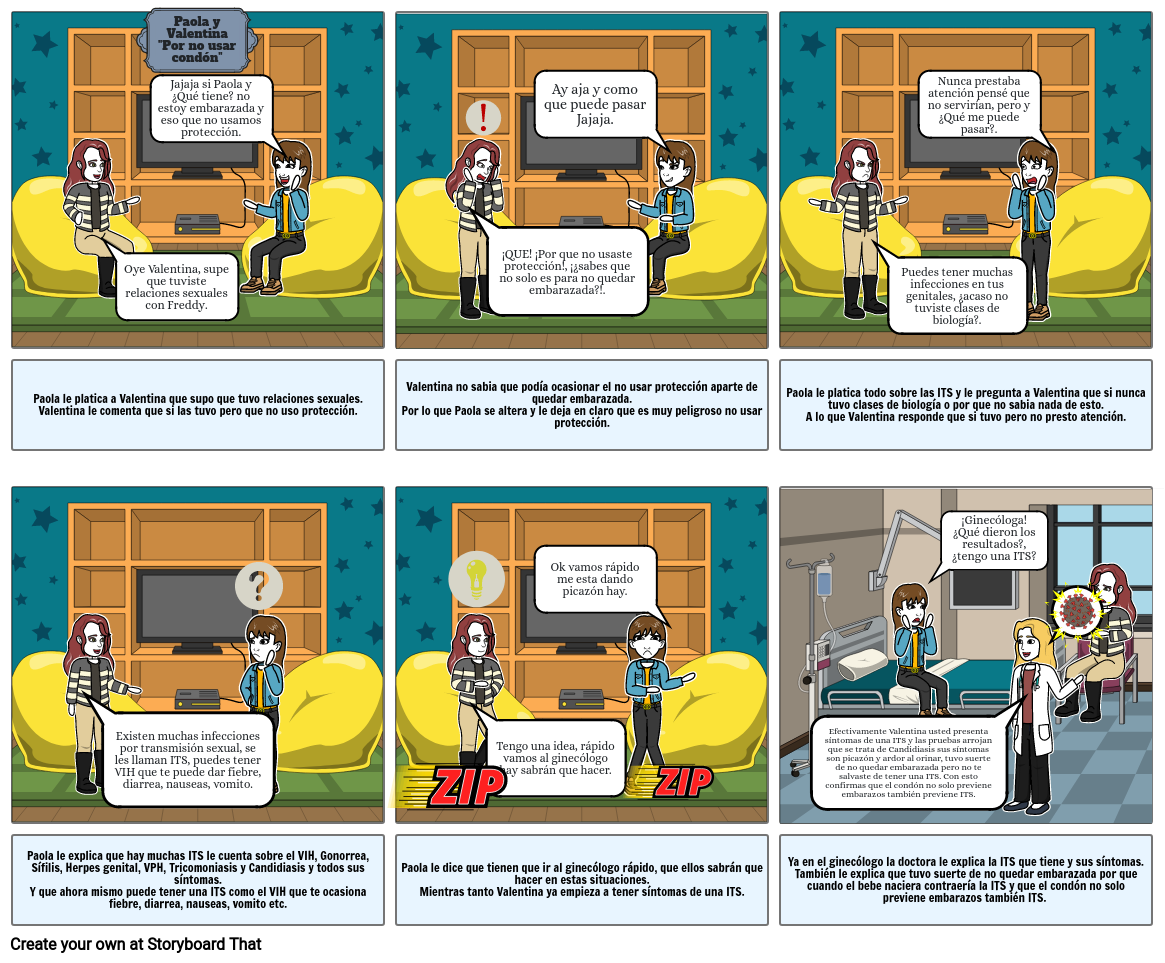 Infecciones De Transmisión Sexual Its Storyboard