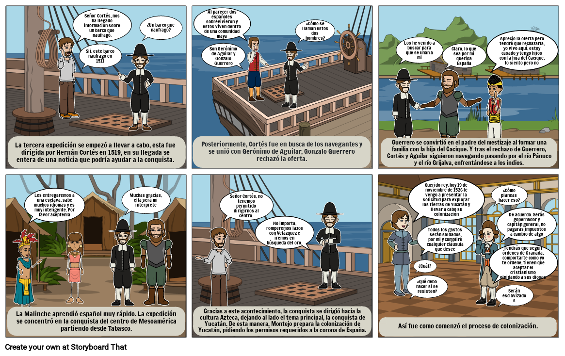 la economía colonial Storyboard by c43ecff1