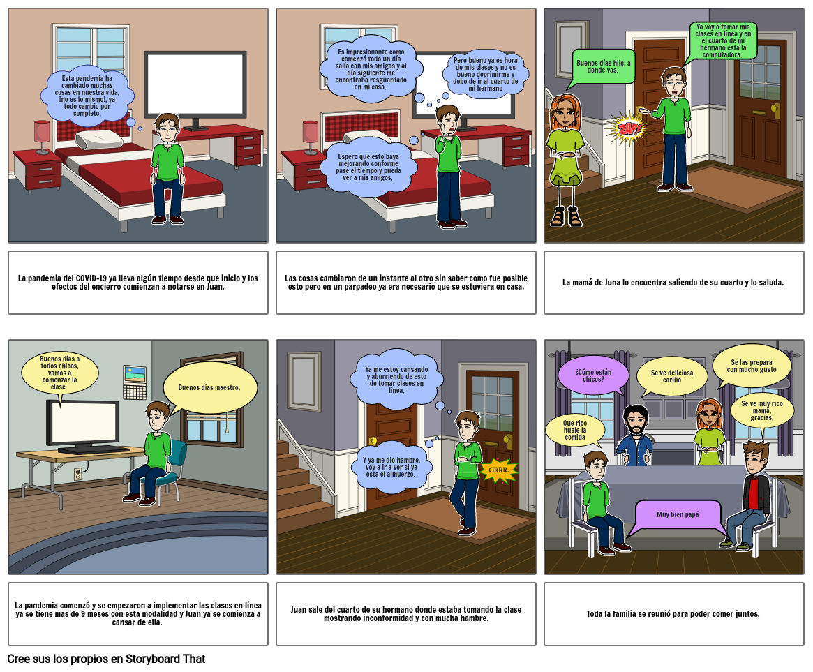 El covid Storyboard par c496e5c0