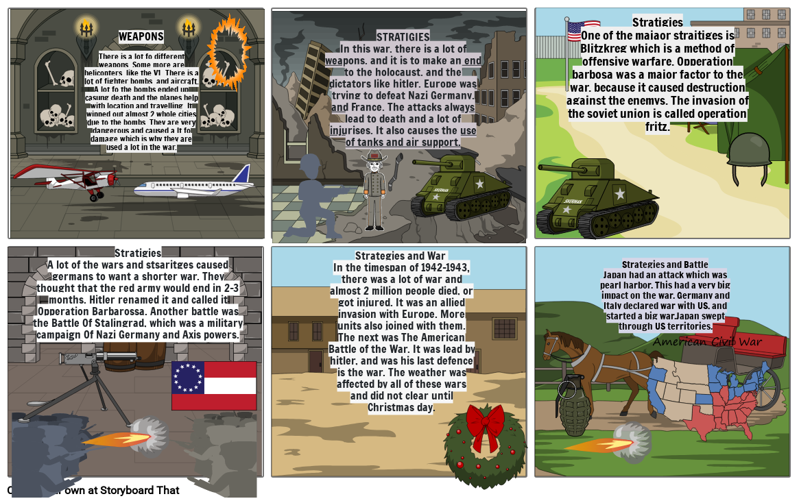 The Big WWII Storyboard por c4dca034