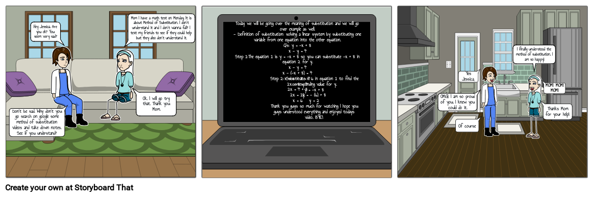 The Stressful Adventures of Math Storyboard by c4e23260