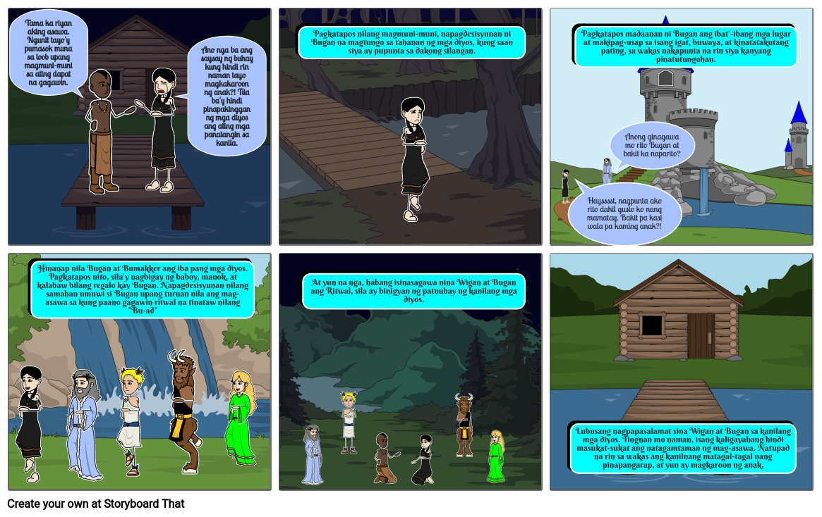 Nagkaroon ng Anak Sila Wigan at Bugan Storyboard