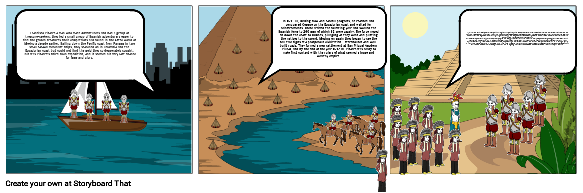 The Inca Empire Fall Storyboard by c5767aa5