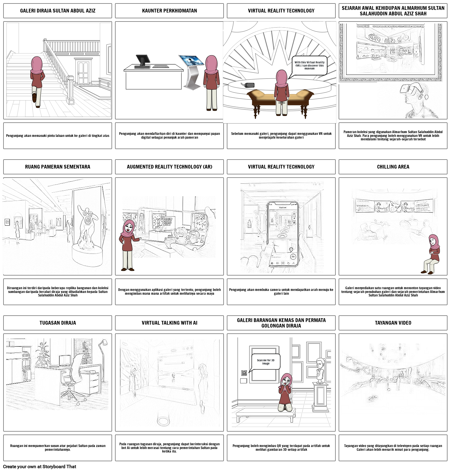 TECH GALLERY Storyboard por c5d22f62