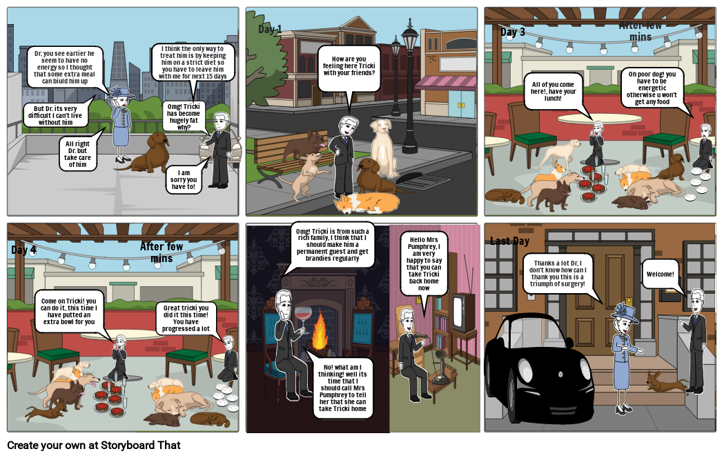 comic strip Storyboard by c672d740