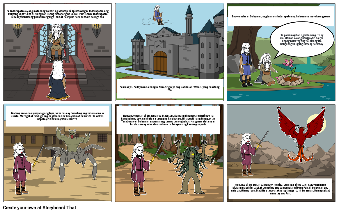 Sulayman at Indarapatra Storyboard by c74c8cb7