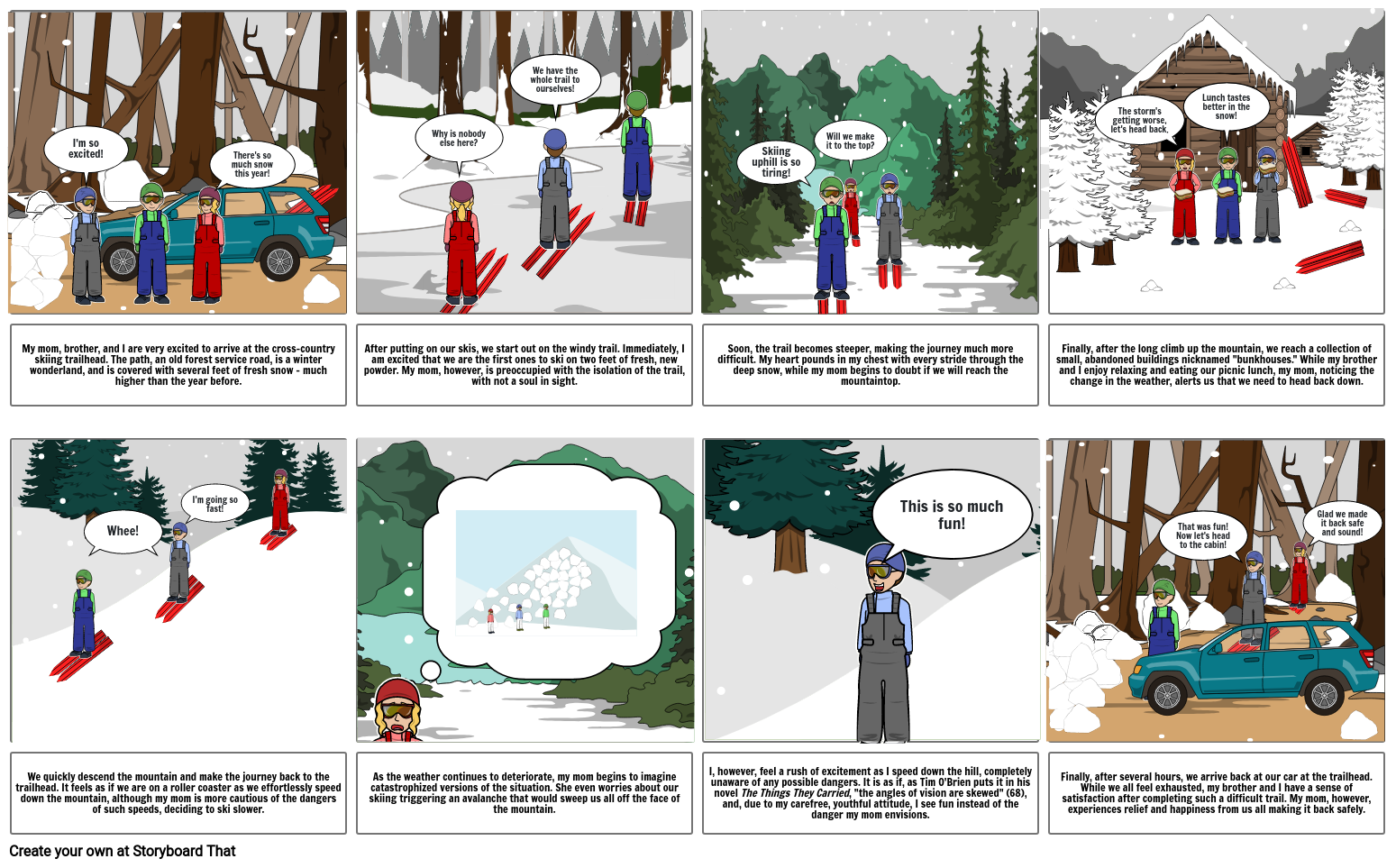 Snow Views Storyboard by c7b599cc