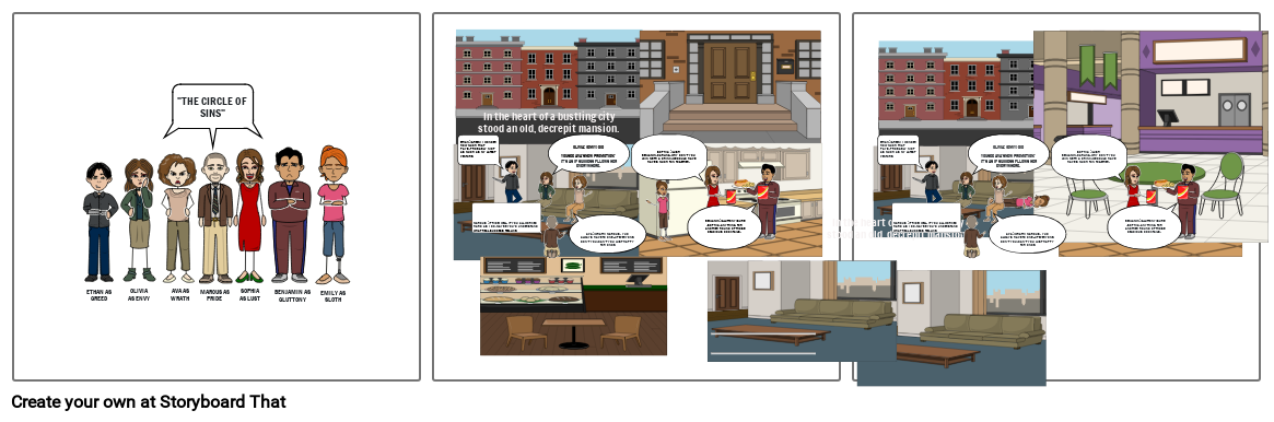 THE CIRCLE OF SIN Storyboard por c7c351b1