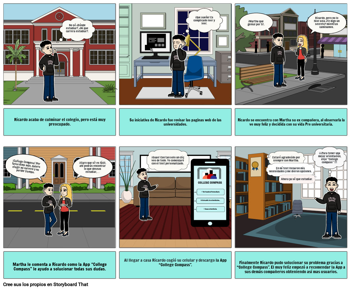 College Compass Storyboard por c7fc5690