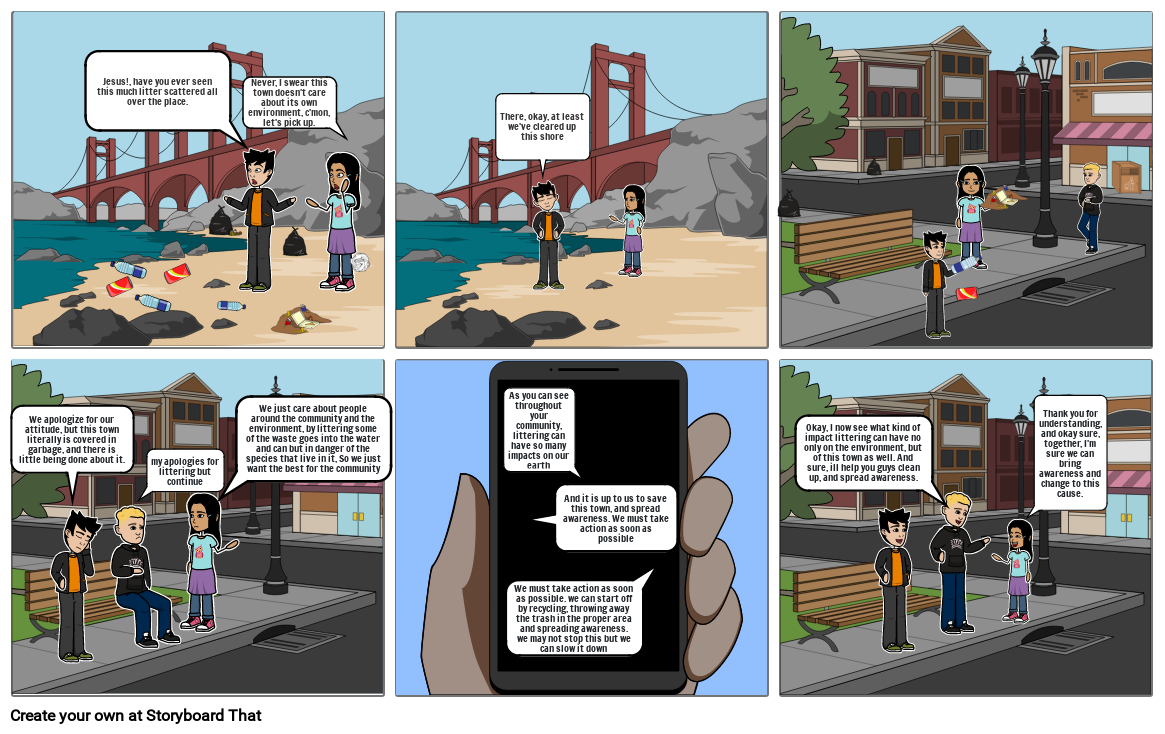 Littering Storyboard par c80679b2