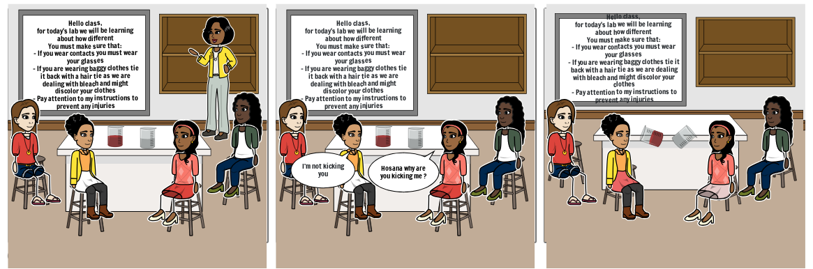 lab safety Storyboard por c8552439