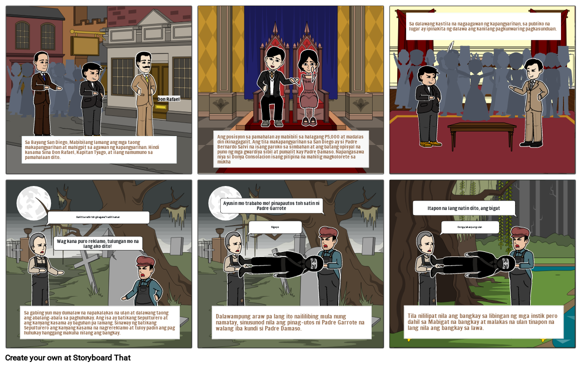 Kabanata 11-12 Storyboard by c87610a7