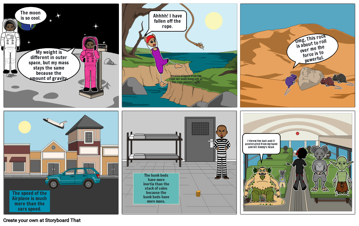Newtons Laws Cartoon Storyboard By C88dcda0 newtons-laws-cartoon-storyboard-by-c88dcda0