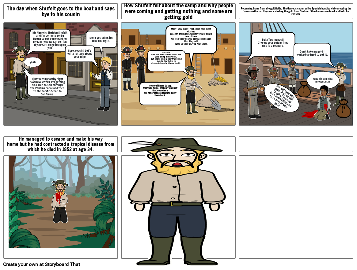 History gold rush Storyboard por c8a1bf95