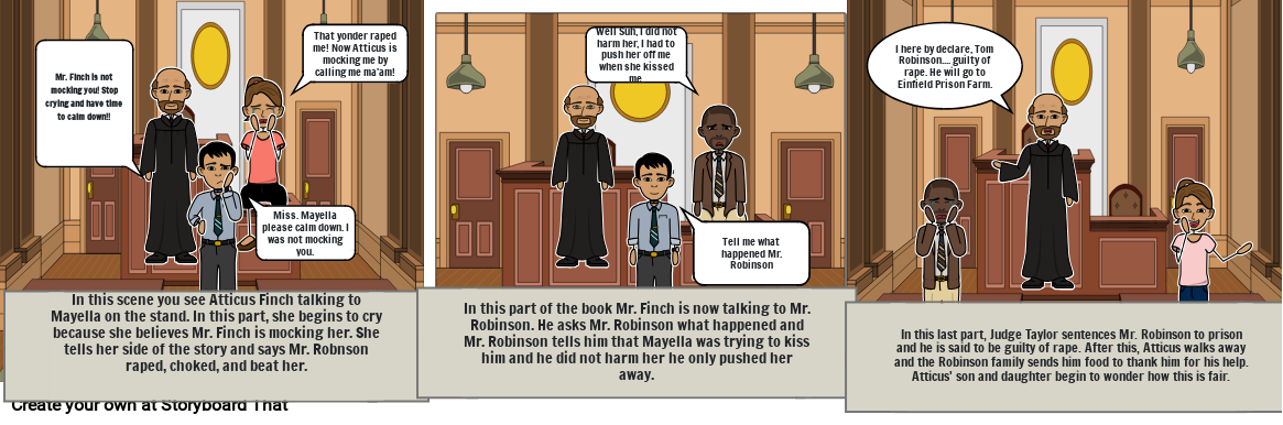 Court Case of Tob Robinson Storyboard por c929181a