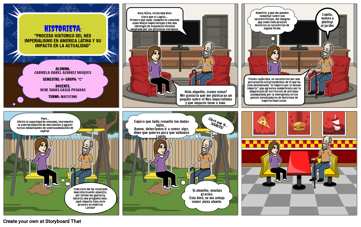 Historieta neoimperialismo Storyboard por c93a4f65