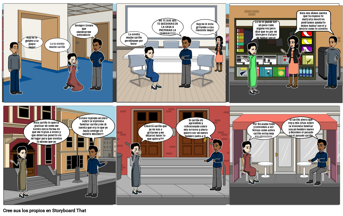 Violencia Familiar Storyboard By C94abce5