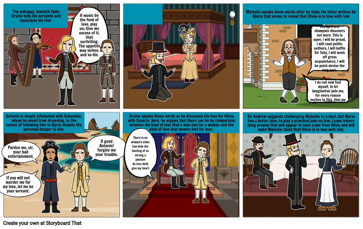 Twelfth Night Storyboard por c986b457