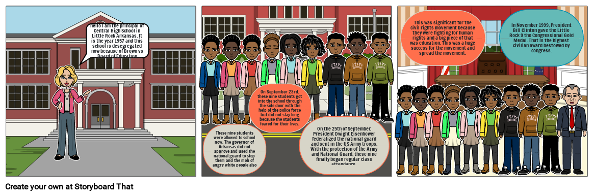 Little Rock 9 Storyboard by ca54a008