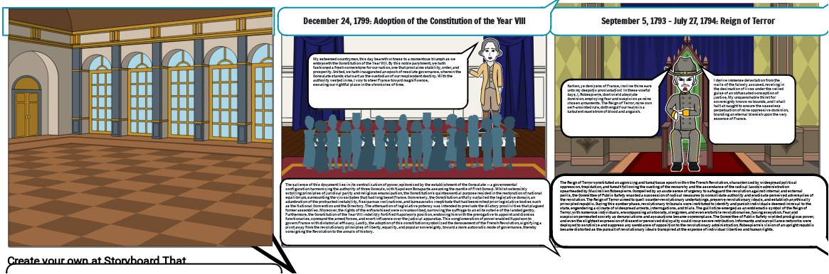 French Revolution Storyboard por ca5dabb6