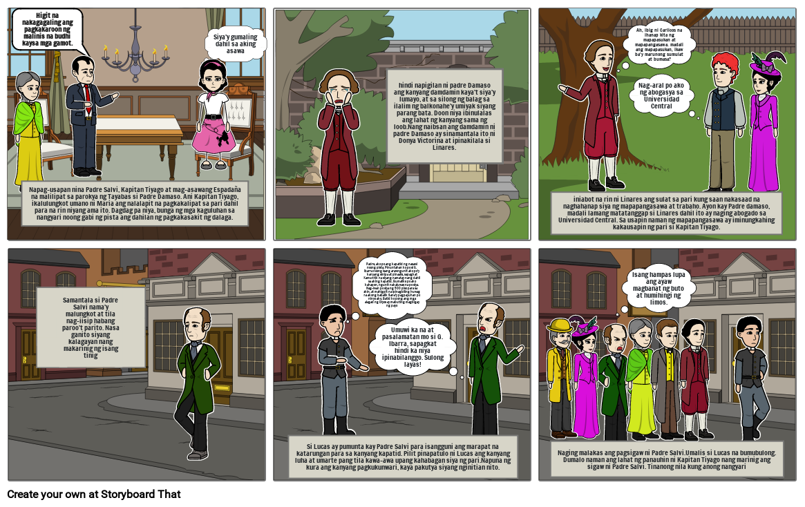 Noli me tangere kabanata 44 (2) Storyboard by ca7176fa