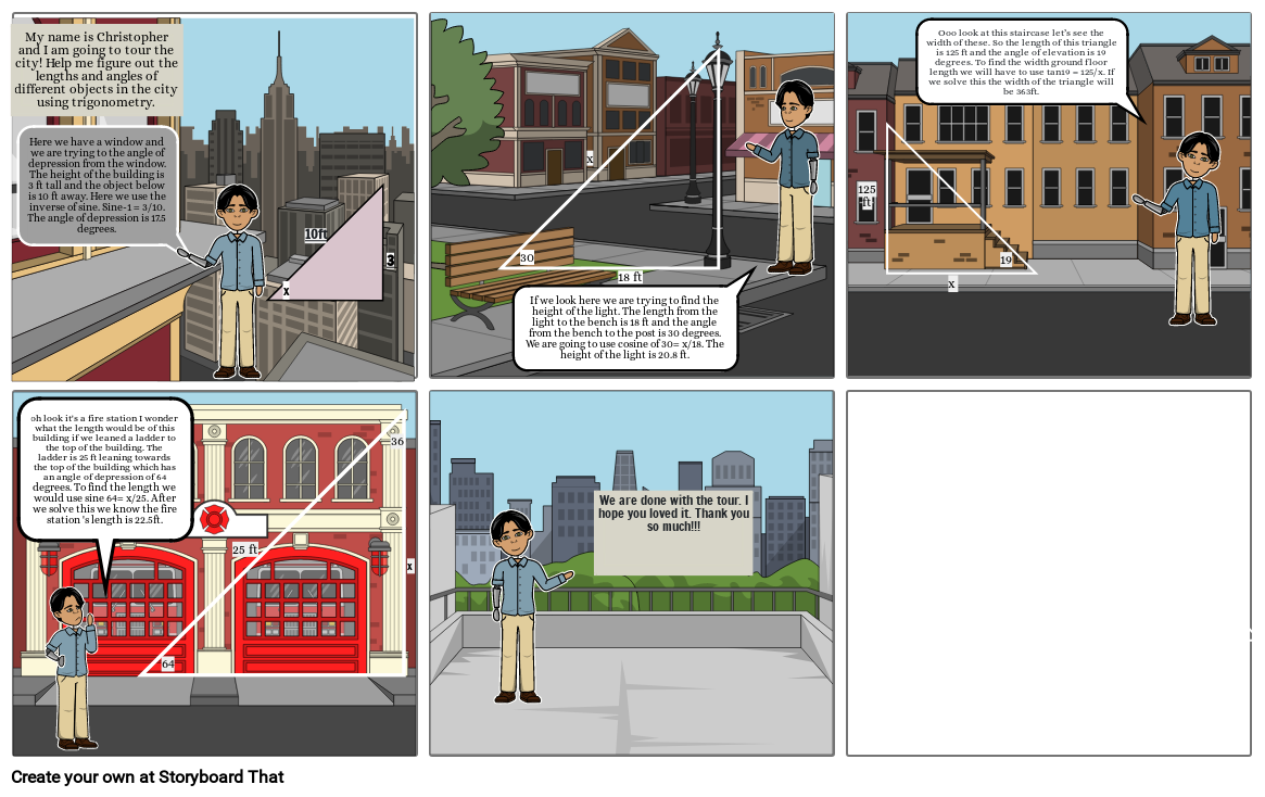 Tour of the city Storyboard par cab7b628