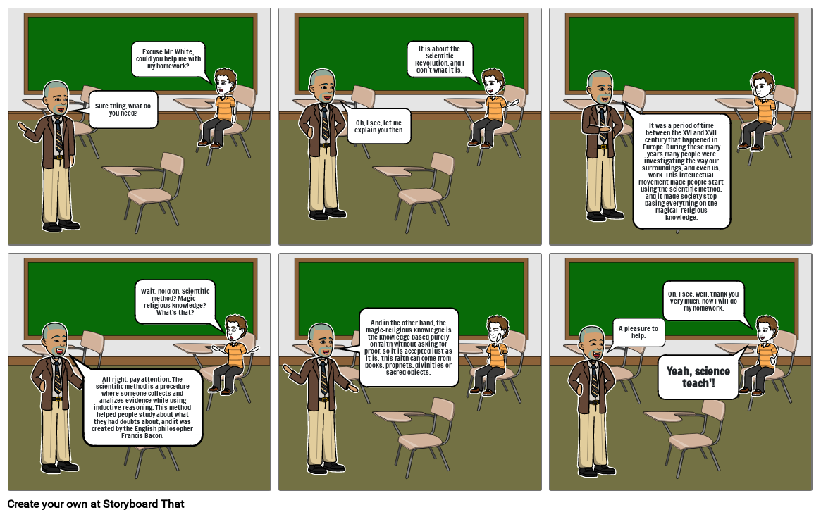 Scientific Revolution Storyboard by cadecbbe