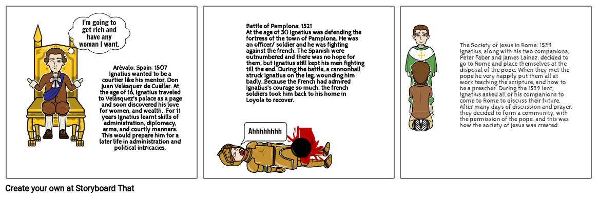 Religon Stuff Storyboard por cainey