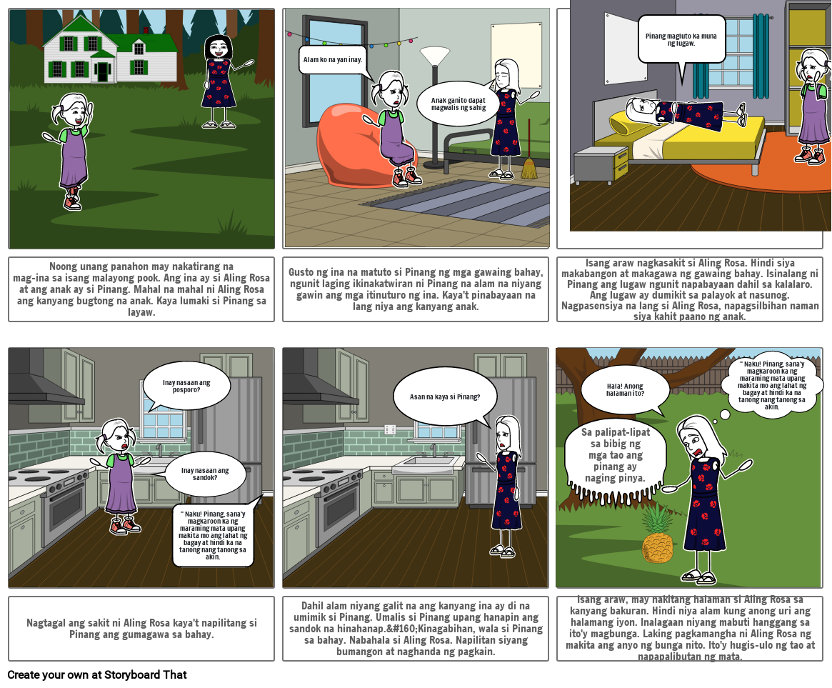 Unknown Story Storyboard by caparida