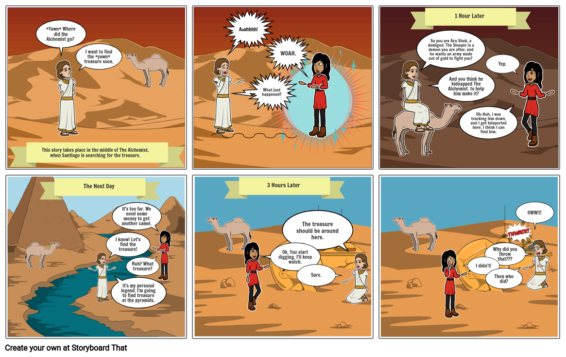 Aru Shah and the boy of the wind (Part 1) Storyboard