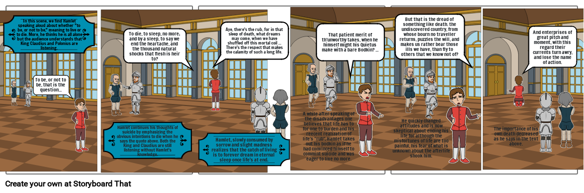 Hamlet Storyboard by carleelhudson