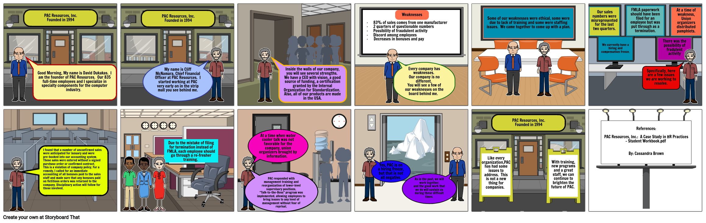 Project Component: Presentation Storyboard by cassandrabrown