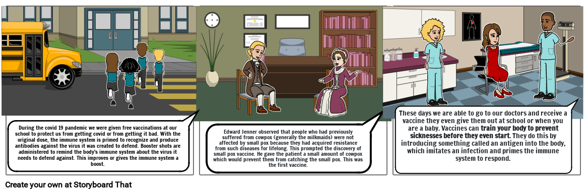 Edward Jenner Video Storyboard by cassia2009